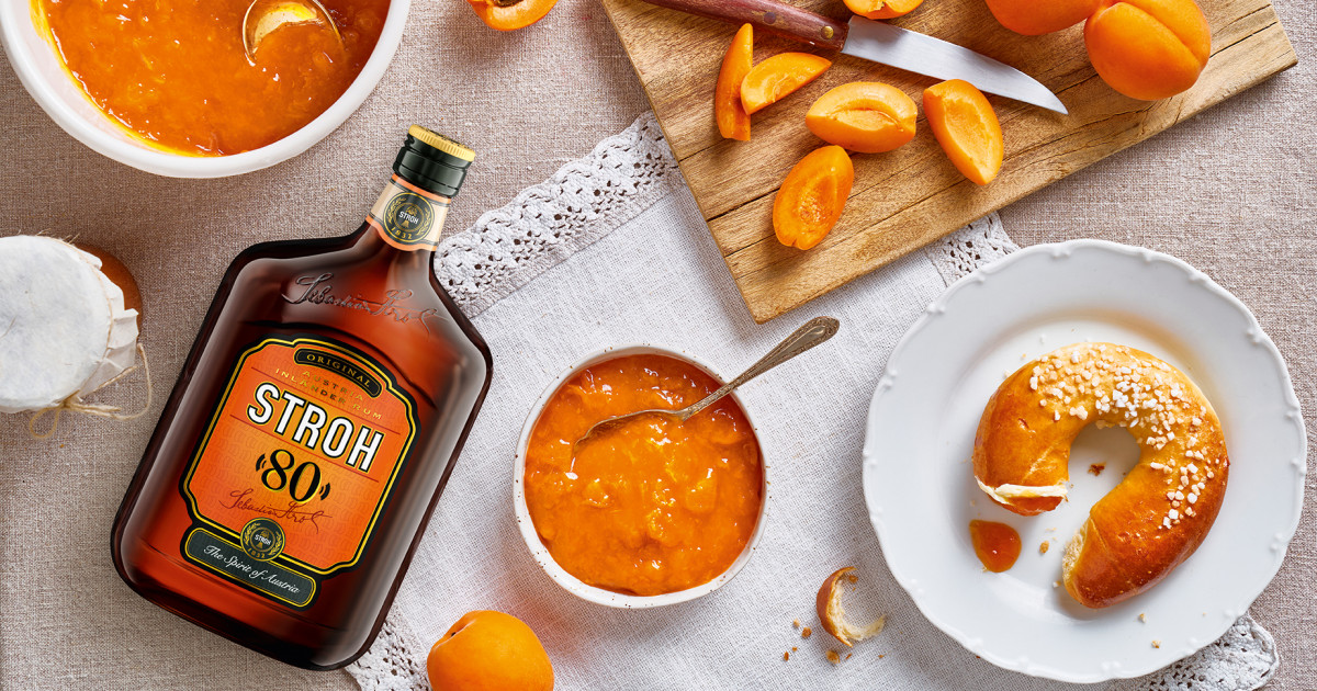 STROH Recipes: STROH Apricot Jam – Add a little STROH!